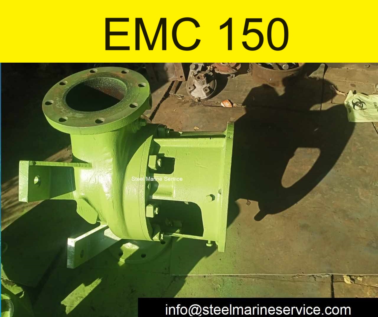 Steel Marine Service | Taiko EMC Pump.