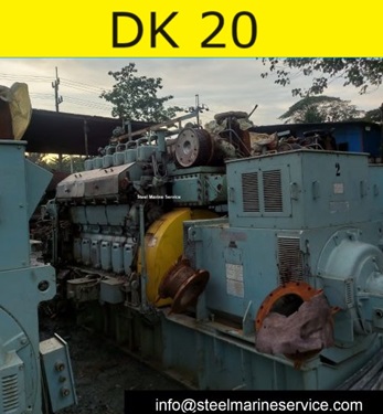 Steel Marine Service | Daihatsu DK 20 Diesel Generator Repairing And ...