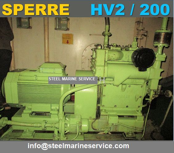 Sperre Air Compressor Recondition and spare parts. | Steel Marine Service