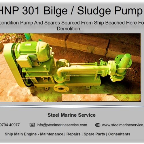 Steel Marine Service | TAIKO HNP-301-HNP-401 Bilge Pump And Sludge Pump ...