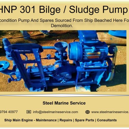 Steel Marine Service | TAIKO HNP-301-HNP-401 Bilge Pump And Sludge Pump ...