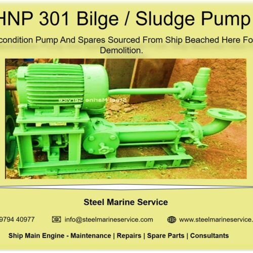 Steel Marine Service | TAIKO HNP-301-HNP-401 Bilge Pump And Sludge Pump ...